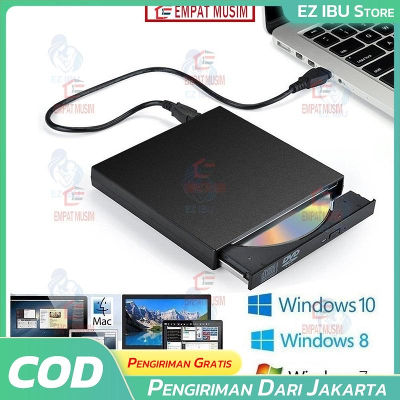 External DVD Drive Slim Portable Optical Drive Writer DVD/CD/VCD - Shop ...
