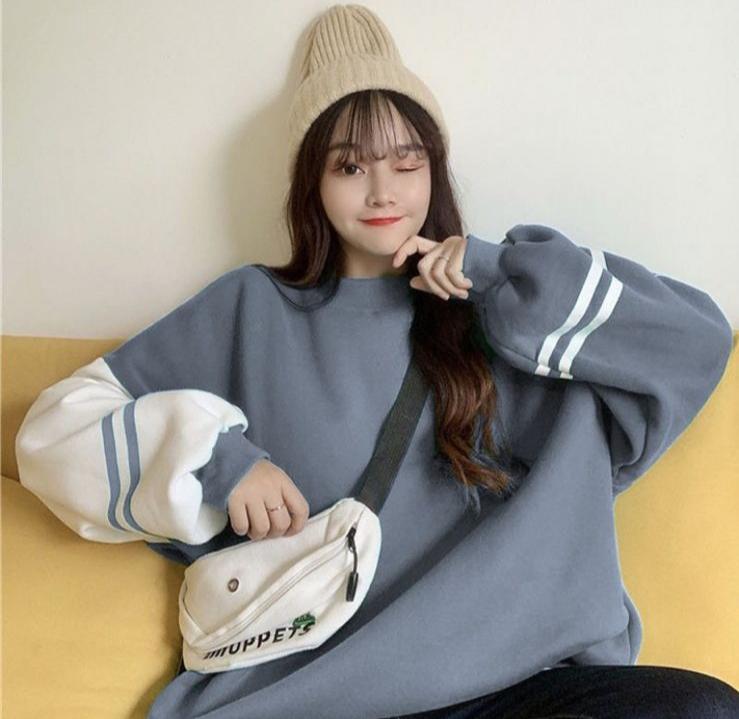MOONA OVERSIZE SWEATER - SWEATER OBLONG MIX COMBIE OVERSIZE WANITA ...