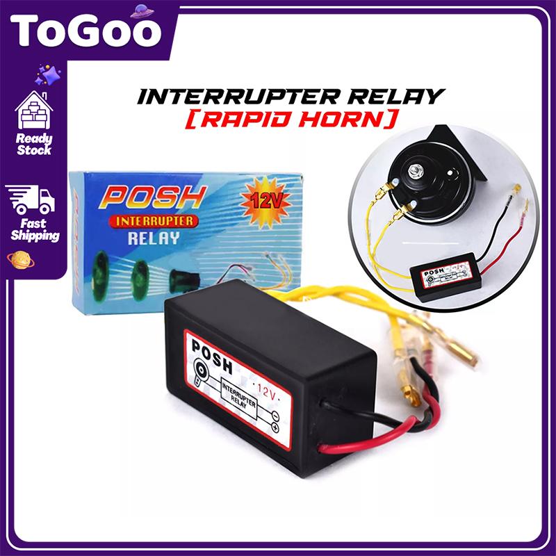 Posh Horn Relay Interrupter 12V Universal for Motorcycle Hor - TikTok ...