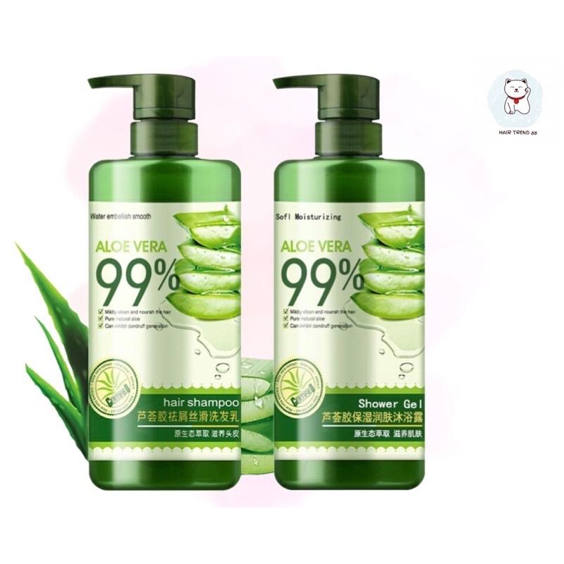 【Rdy Stock】Pure 99% 800ml Aloe Vera Hair Shampoo - TikTok Shop Malaysia