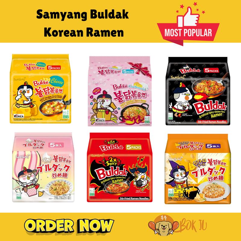 Samyang Buldak Stir-Fry Korean Ramen Noodles Multipack - Pac - TikTok ...