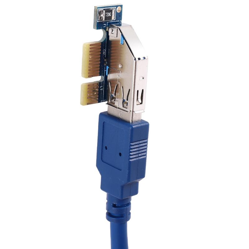 PCIE PCI-E PCI Express X1 to PCI Riser Card Bus Card High Efficiency ...