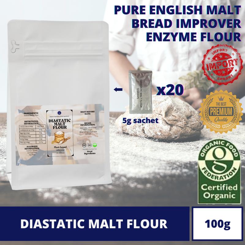 [PREMIUM] Diastatic Malt Flour - [Bread-improver, Amylase, organic ...