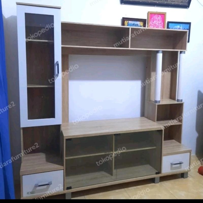lemari tv seketan ruangan rumah - Shop | Tokopedia