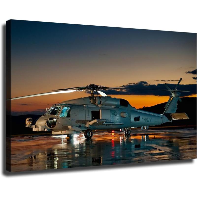 CWXHYL US Navy MH-60S Seahawk Helicopter Military Picture US Navy ...