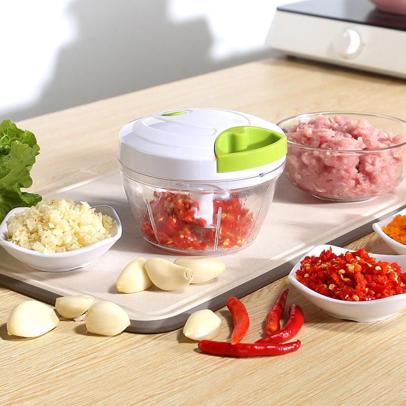 Speedy Chopper Portable Food Processor Hand Pull Chopper Blender ...