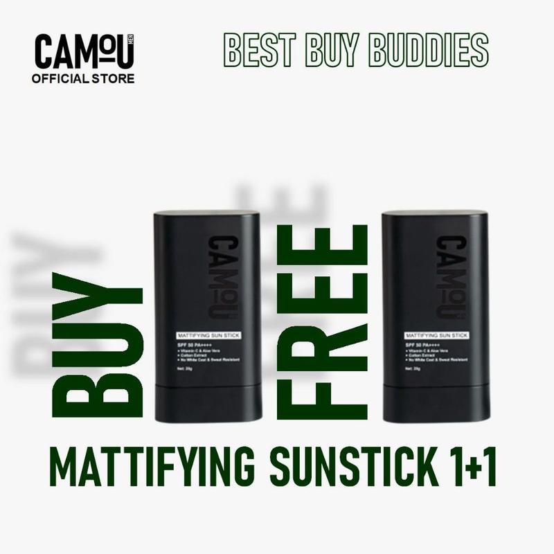 BUY1TAKE1 Camou Men's Mattifying Sun Stick 20g with SPF 50 PA ...