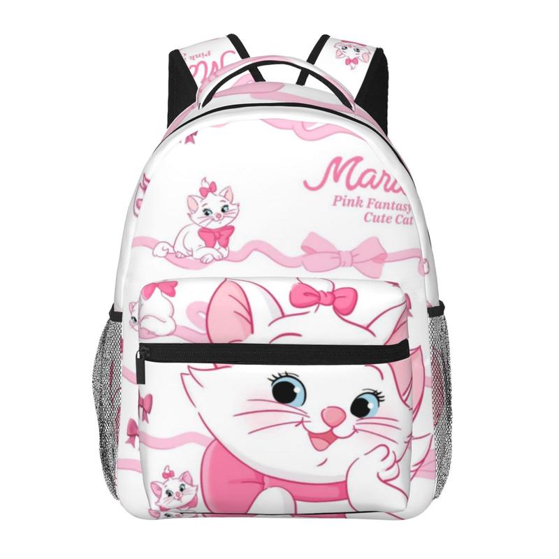 Cartoon Marie aristocats Backpack Large capacity and light weight marie ...