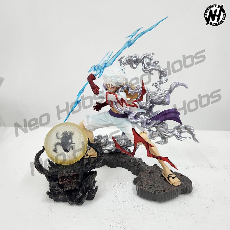 GK WS KO One Piece Luffy Gear 5 Lightning w/LED Statue - TikTok Shop ...