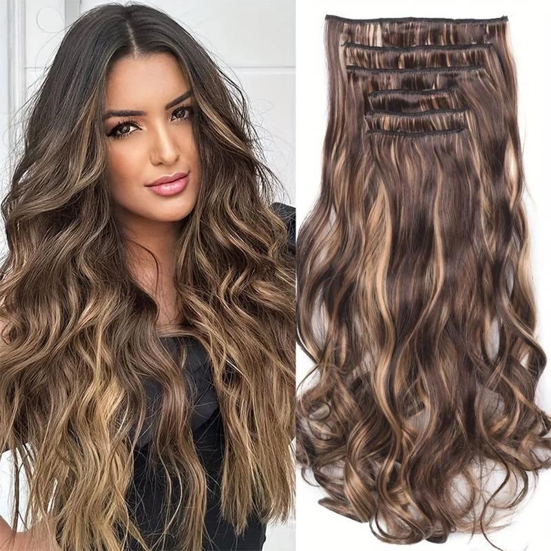Large Wave Hair Extensions Long Curly Hair Volume Increase BB Clips ...