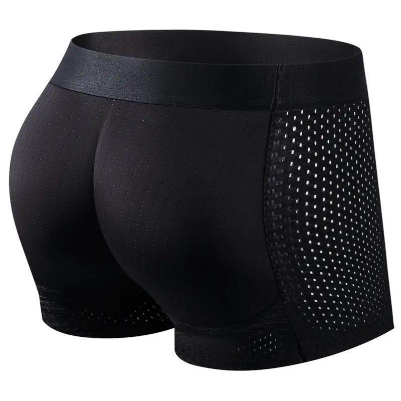 1pc Breathable and Stretchy Men's Boxer Briefs with Butt Shaping ...