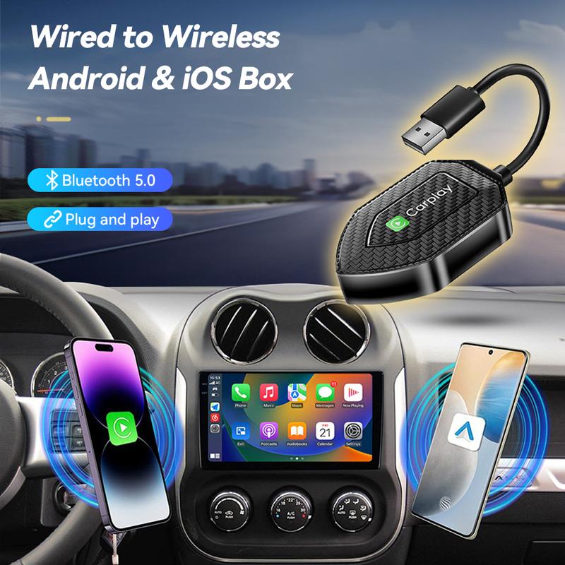 Penyesuai CarPlay Tanpa Wayar, Penyesuai 2 dalam 1 Universal - TikTok ...