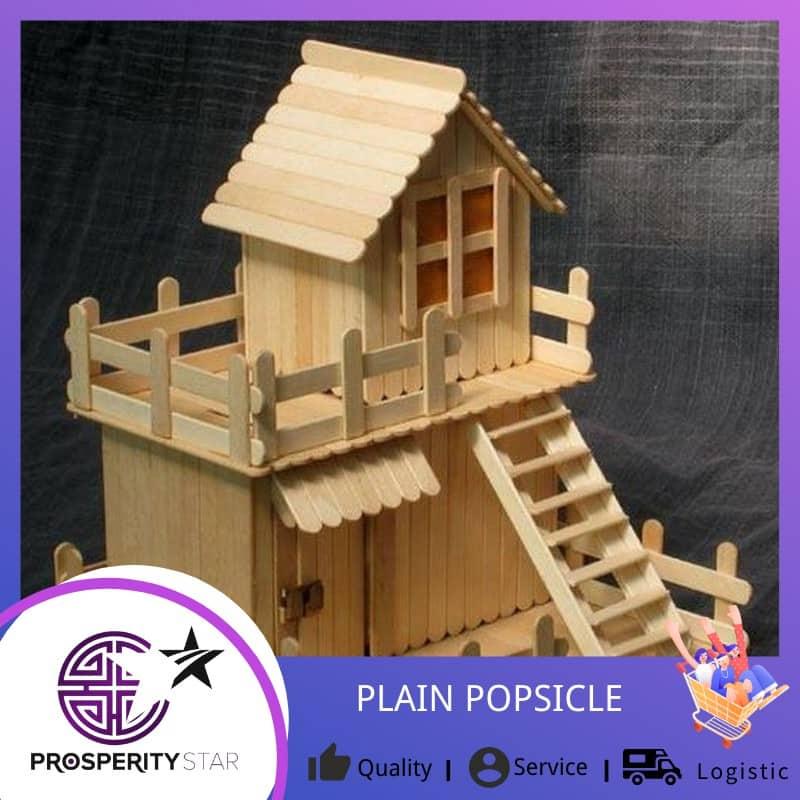 50pcs Wooden Popsicle Stick Plain Stationery Art & Craft Suppliesa ...