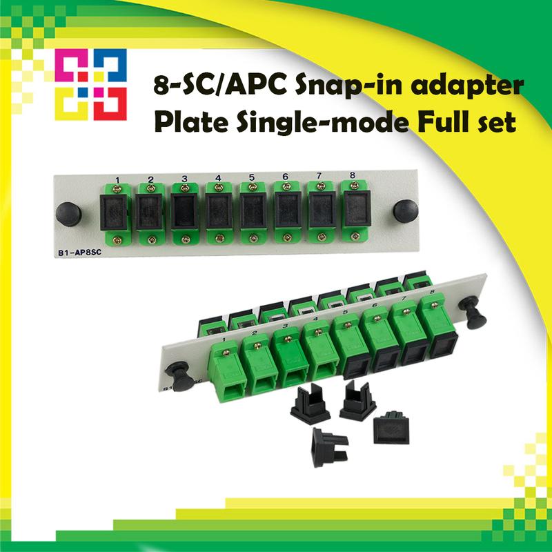 [จัดส่งทันที] 8-SC /apc SNAP-IN ADAPTER PLATE single-Mode Full - TikTok ...