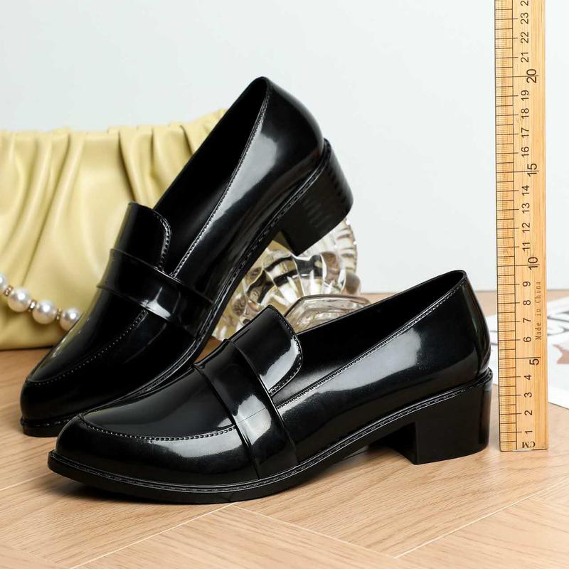 Women's black shoes 645#fashion student shoes work black shoes - TikTok ...