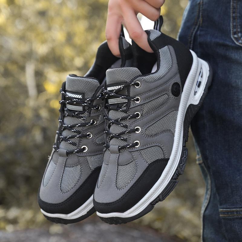 New Outdoor Work Shoes Fashion Breathable Mesh Cloth Shoes Non-Slip ...