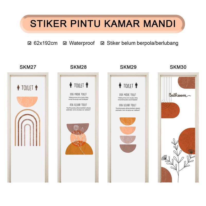 Sticker kamar mandi motif aesthetic - Shop | Tokopedia