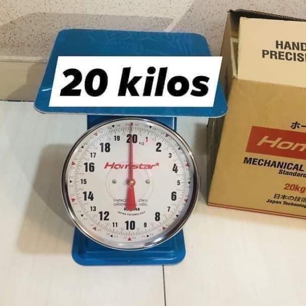 Homstar Mechanical Table Scale 20 kilos Flat - TikTok Shop Philippines
