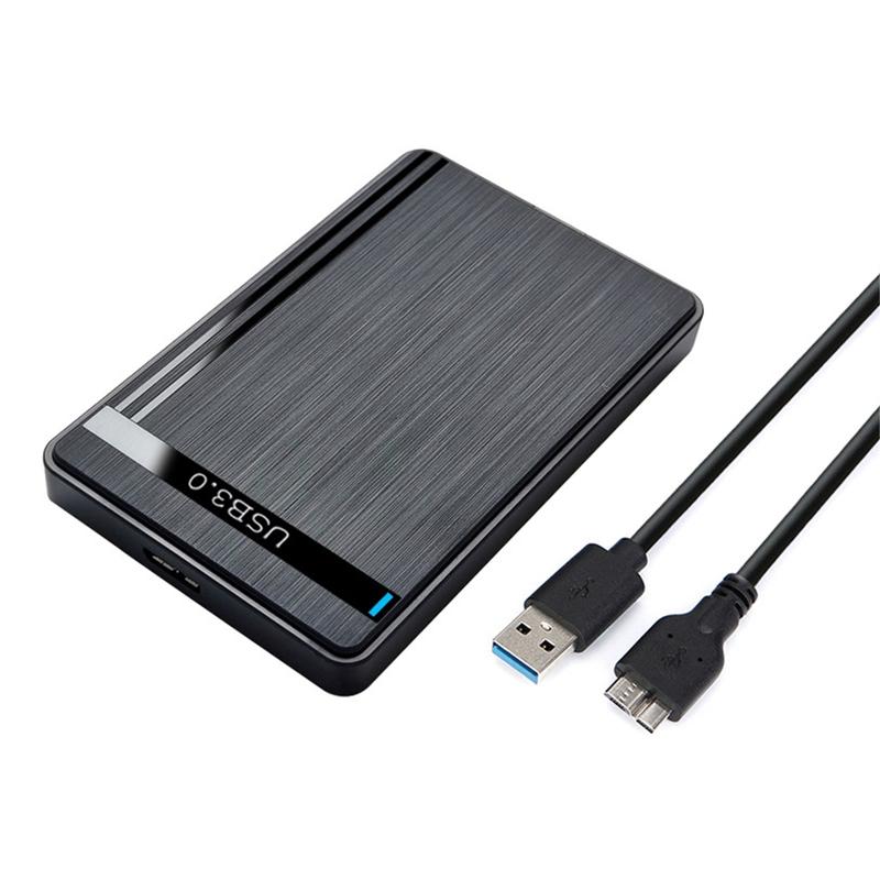 Kotak HDD Sata ke USB, Saiz 2.5in, Penyesuai Sata Bersiri, Sarung ...