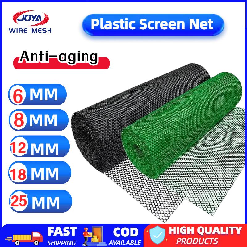 JOYA 1M Plastic Mesh Garden Fence Screen Farm Net Chicken Wire - TikTok ...