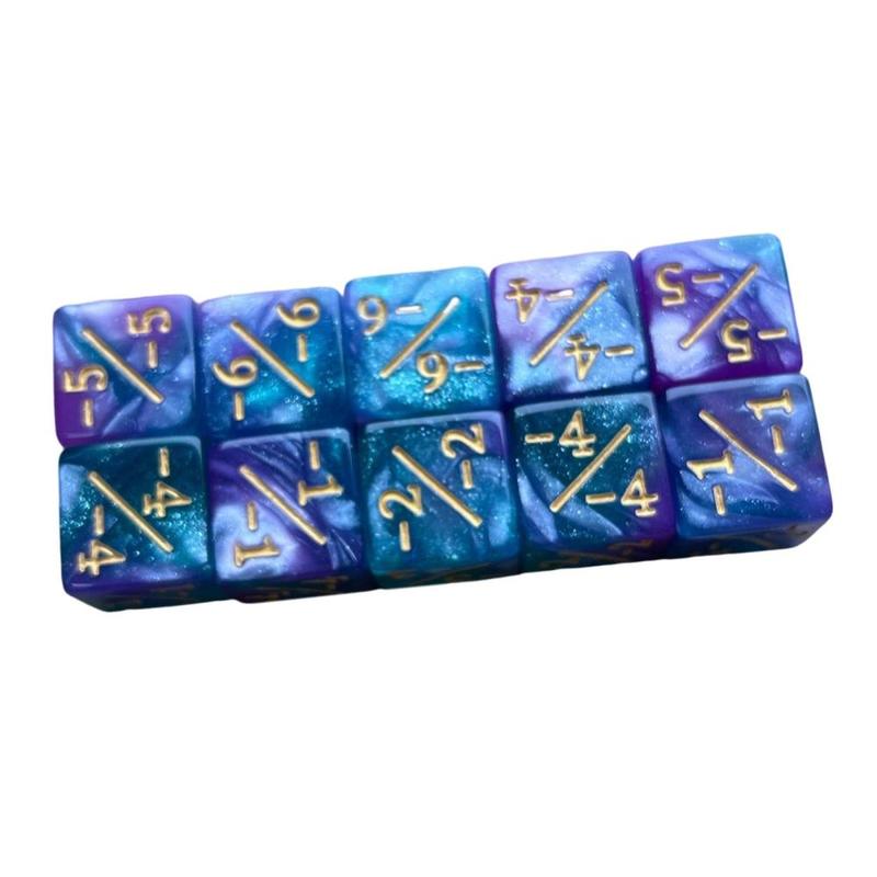 10 Pieces Six Sided Symbol Dice Standard Dice ,Math Counting - TikTok ...