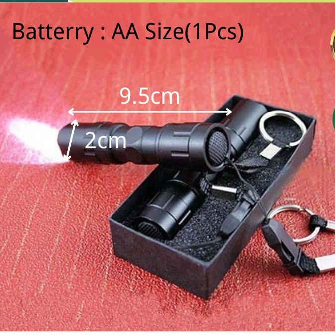 Car Waterproof Flashlight LED Glare Flashlight Mini Hand Pressure ...