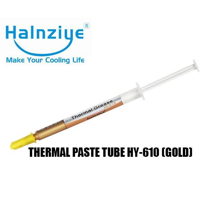 HALNZIYE HY610 0.5g Slim Tube Gold Thermal Grease Paste for CPU ...