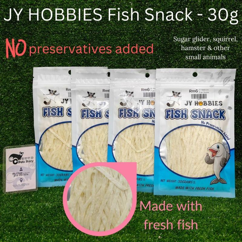 CC Pets Story•Ready Stock | JY Hobbies Sugar Glider Fish Snack - TikTok ...