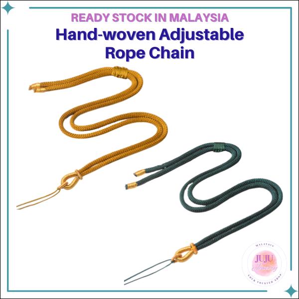 Hand-woven Adjustable Rope Chain DIY Pendant Accessories Amulet ...