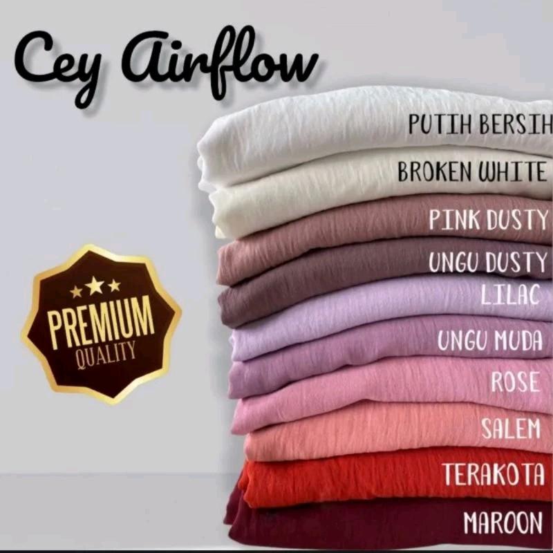 kain CEY AIRFLOW WARNA Lengkap VIRAL STRECH CRINGKLE / AIRFLOW - Shop ...