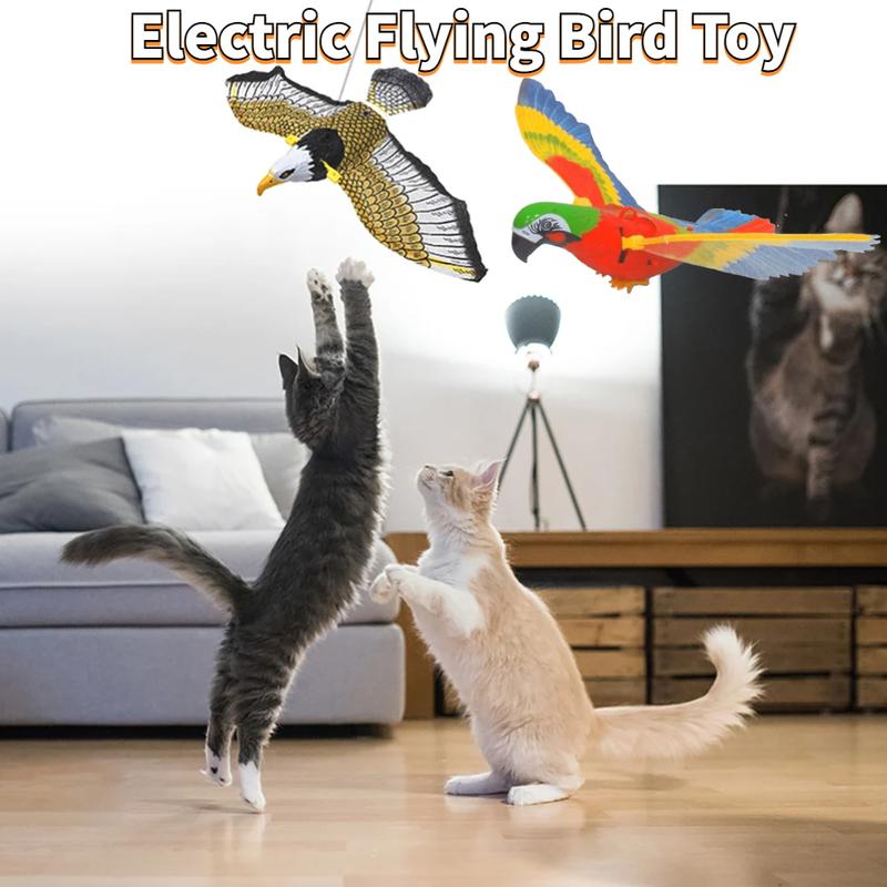 Electric Flying Bird Toy Electric Hanging Eagle Parrot Light-emitting ...