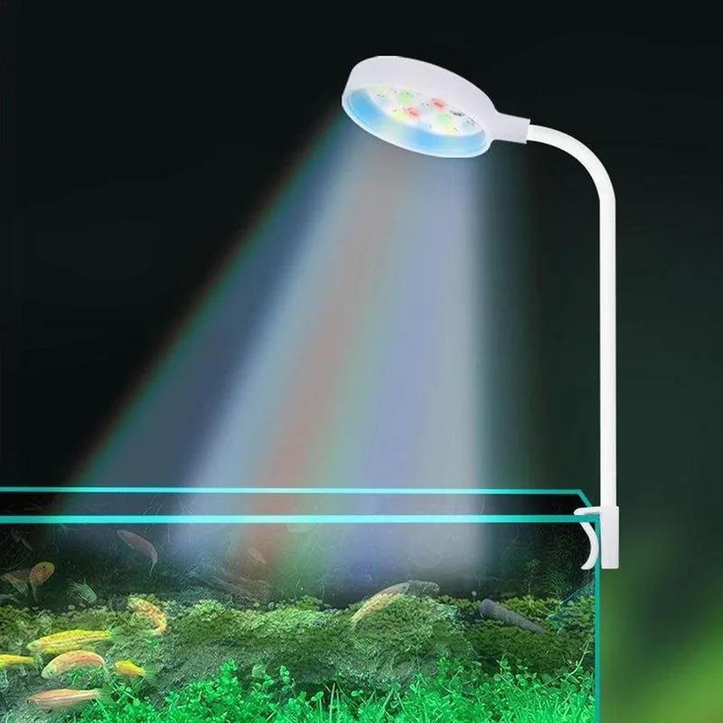LED lights for aquarium fish, clip type, small grow lights, can ...