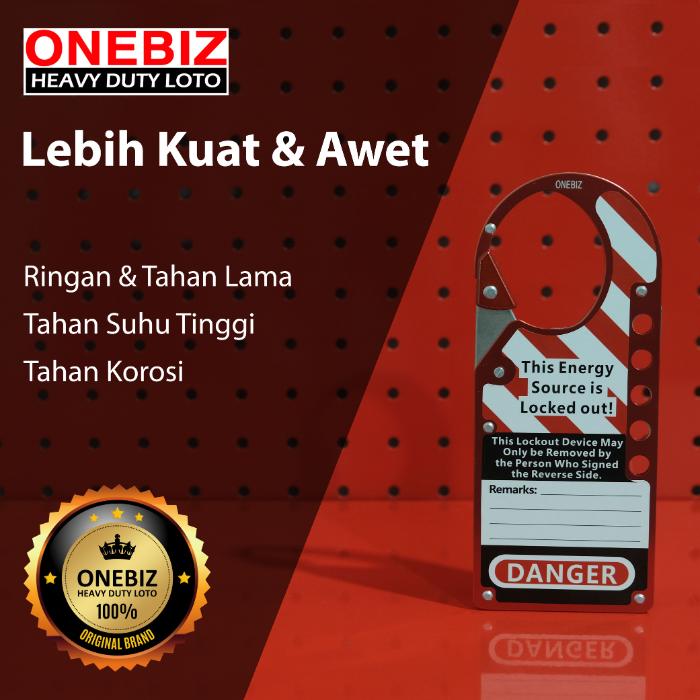 Jual ONEBIZ Five-hole Aluminum Hasp model Master Lock 427 Masterlock ...