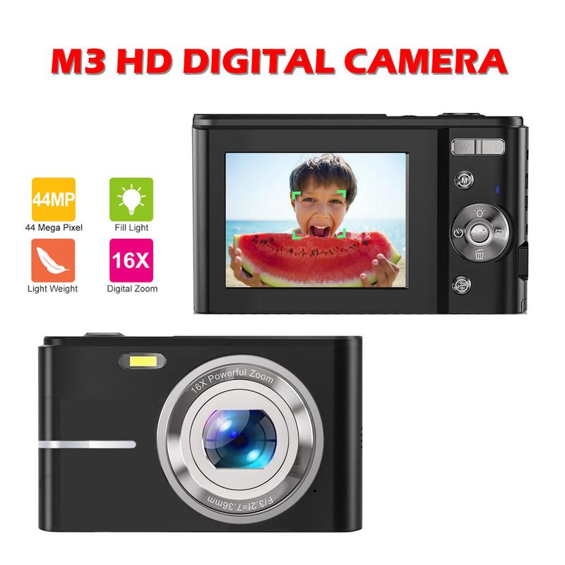 M3 Digital Camera FHD 1080P Digital Camera for Kids 44MP Cameras ...