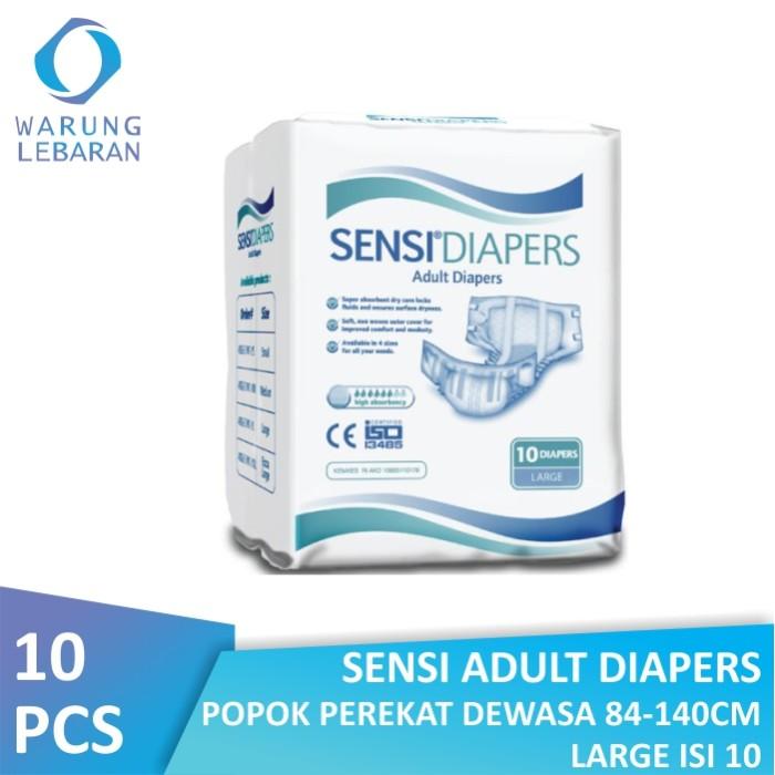 Sensi Adult Diapers L10 - Popok Perekat Dewasa - Shop | Tokopedia