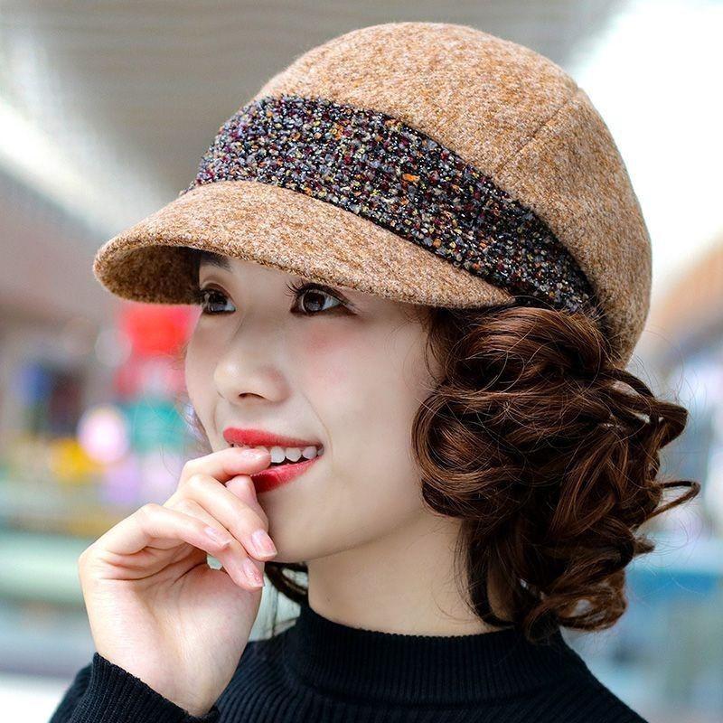 Kombo Rambut Palsu Topi Wanita, Pertengahan Umur dan Warga Emas ...