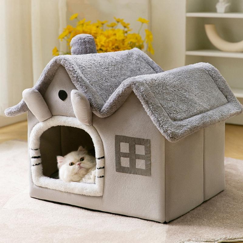 KRXWJ Pet Deep Sleeping Warm Winter Cat Bed Basket Small Dog - TikTok ...