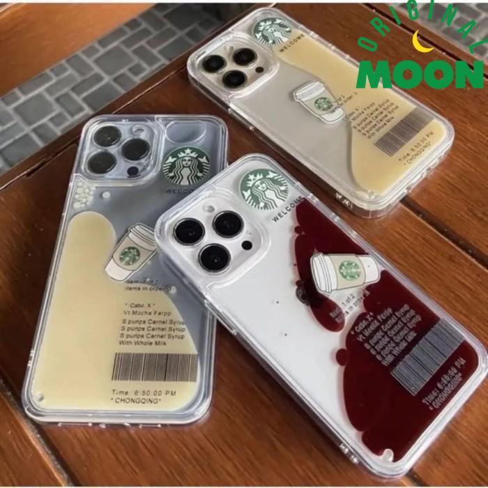 Promo CASE LIQUID STARBUCKS 3D FOR IPHONE 11 12 PLUS PRO MAX GELAS ...