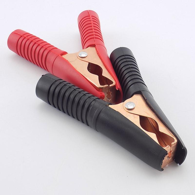 100A PVC Handle Crocodile Adapter Alligator Clips Battery Test Test ...