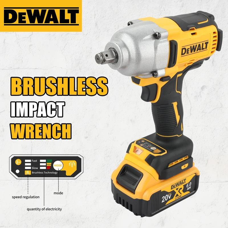 2025 DEWALT Impact Wrench 1/2" Inch High Torque With Hog Ring Anvil 20V Brushless Cordless ...