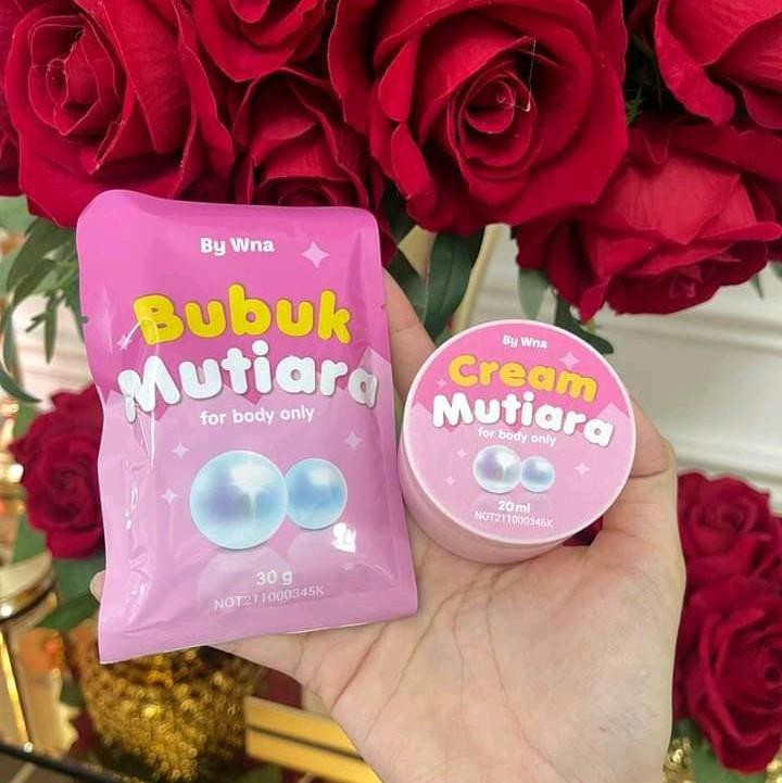 Bubuk mutiara cream badan - TikTok Shop Malaysia