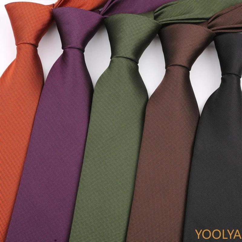 New 8CM Mens Necktie Solid Color Ties For Man Groom Neck Tie - TikTok ...