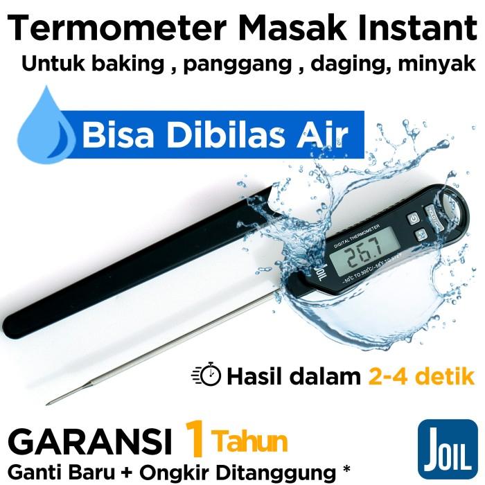 Termometer Digital Thermometer Dapur Makanan Waterproof - Joil KT1 ...