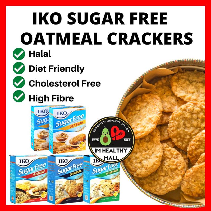 IKO Sugar Free Oat Crackers Cookies Food Snacks Fiber - TikTok Shop ...
