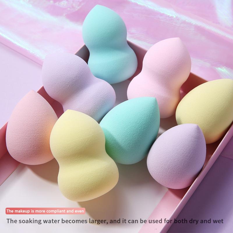 Mini Powder Puff Gourd Makeup Egg Sponge Puff Non-latex Dry And ...