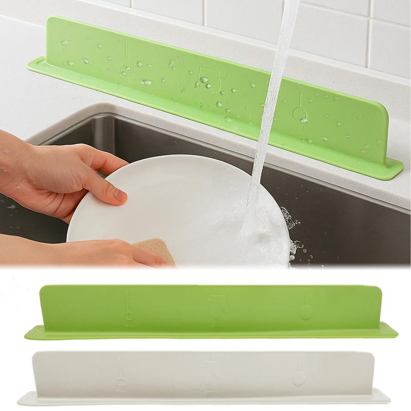 Household Kitchen Sink Waterproof Plate Wash Basin Silicone Adsorption ...