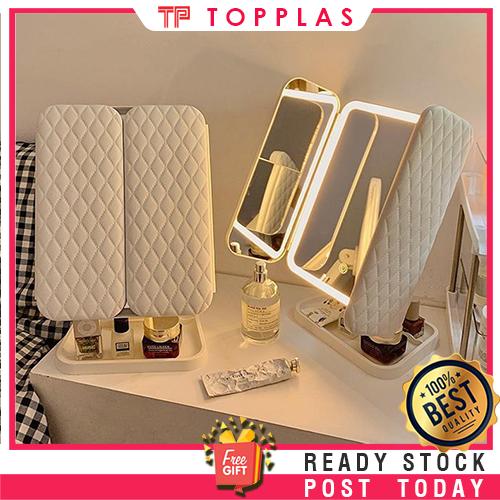 Cermin Solek LED, 3 Warna Ditolak, dengan Penderia Sentuhan, - TikTok ...