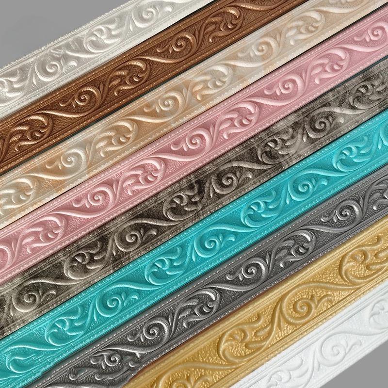 Wall Edge Strip Wall Trim Line Wall Skirting Wallpaper Kerta - TikTok ...