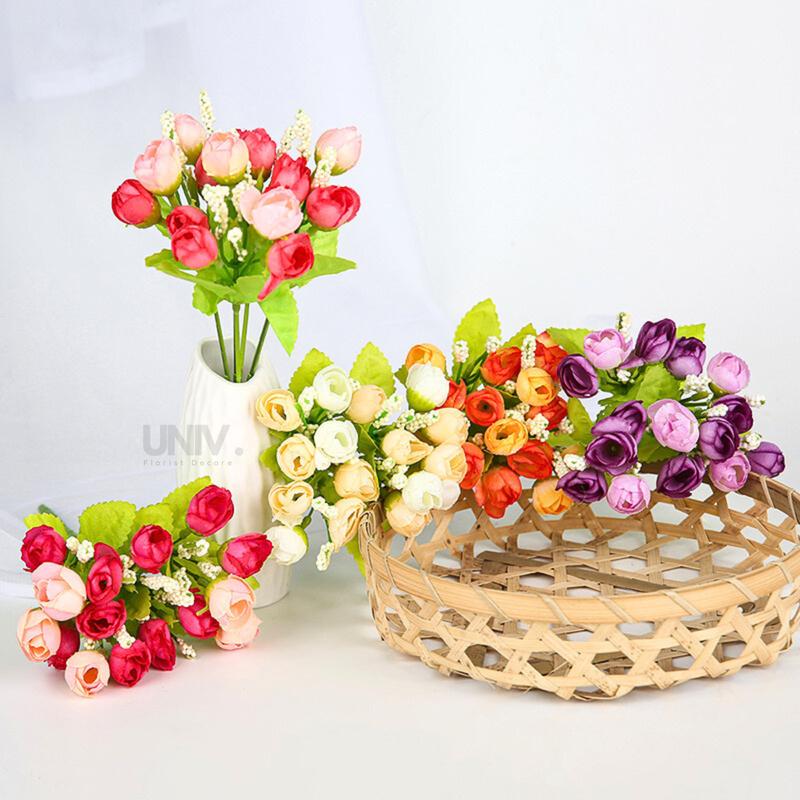 【COD】 Bunga Mawar Kuncup Mini Bunga Artificial Rose Buket Rose - Shop ...