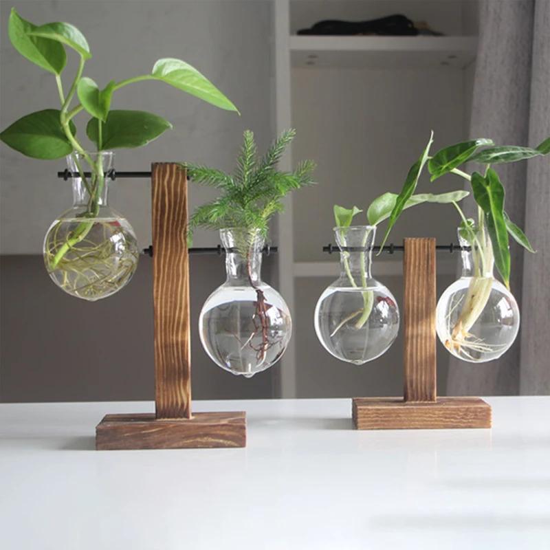 Pasu Desktop, Kaca Kreatif, dengan Lampu Mentol Bunga, Tempa - TikTok ...
